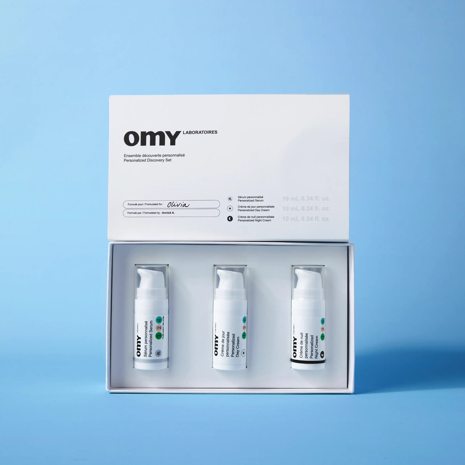 Ensemble découverte personnalisé – Omy Laboratoires